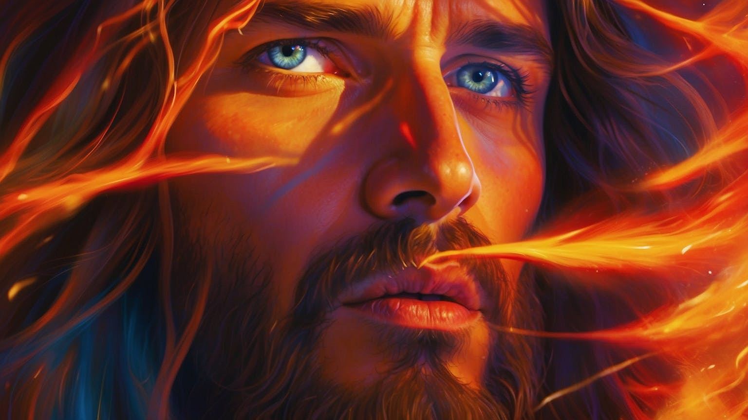 Jesus’s Eyes of Fire | Steve Bremner