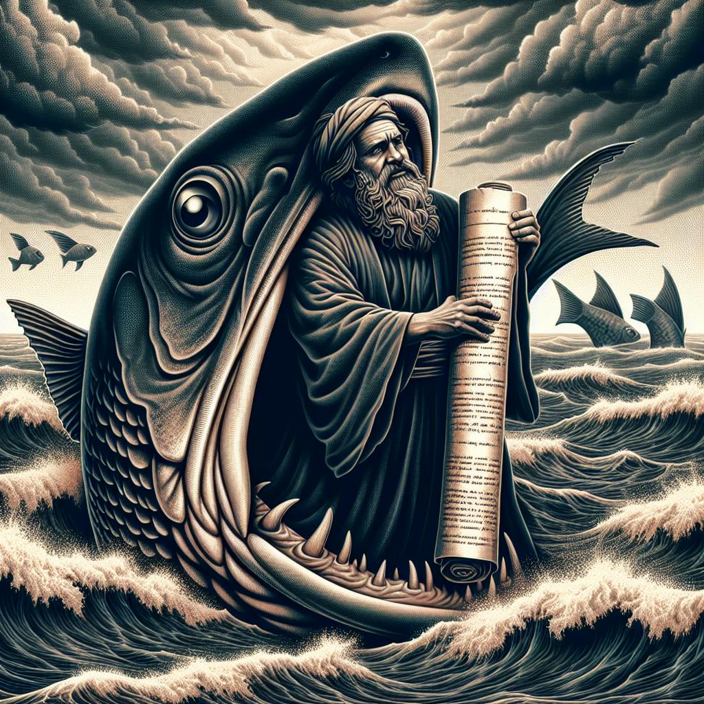 Jonah The Prophet Prophet Jonah And The Whale (Athos) Icon S261